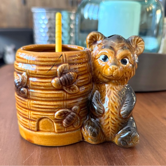 Vintage | Dining | Vintage Bear And Beehive Honey Pot | Poshmark